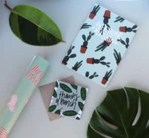 Hogs + Kisses Pack of 3 | Wrapping Paper - Rosie Lou