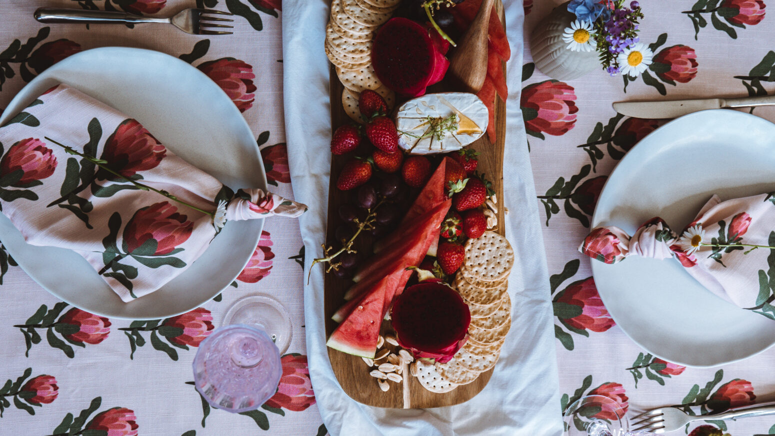 Napkin | Protea Party | Set of 4 - Rosie Lou